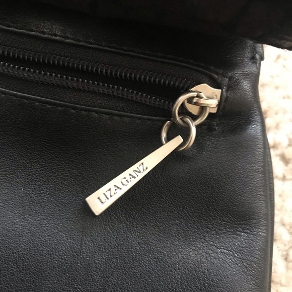 LIZA GANZ | Bags | Liza Ganz New York Black Leather Crossbodyrare ...